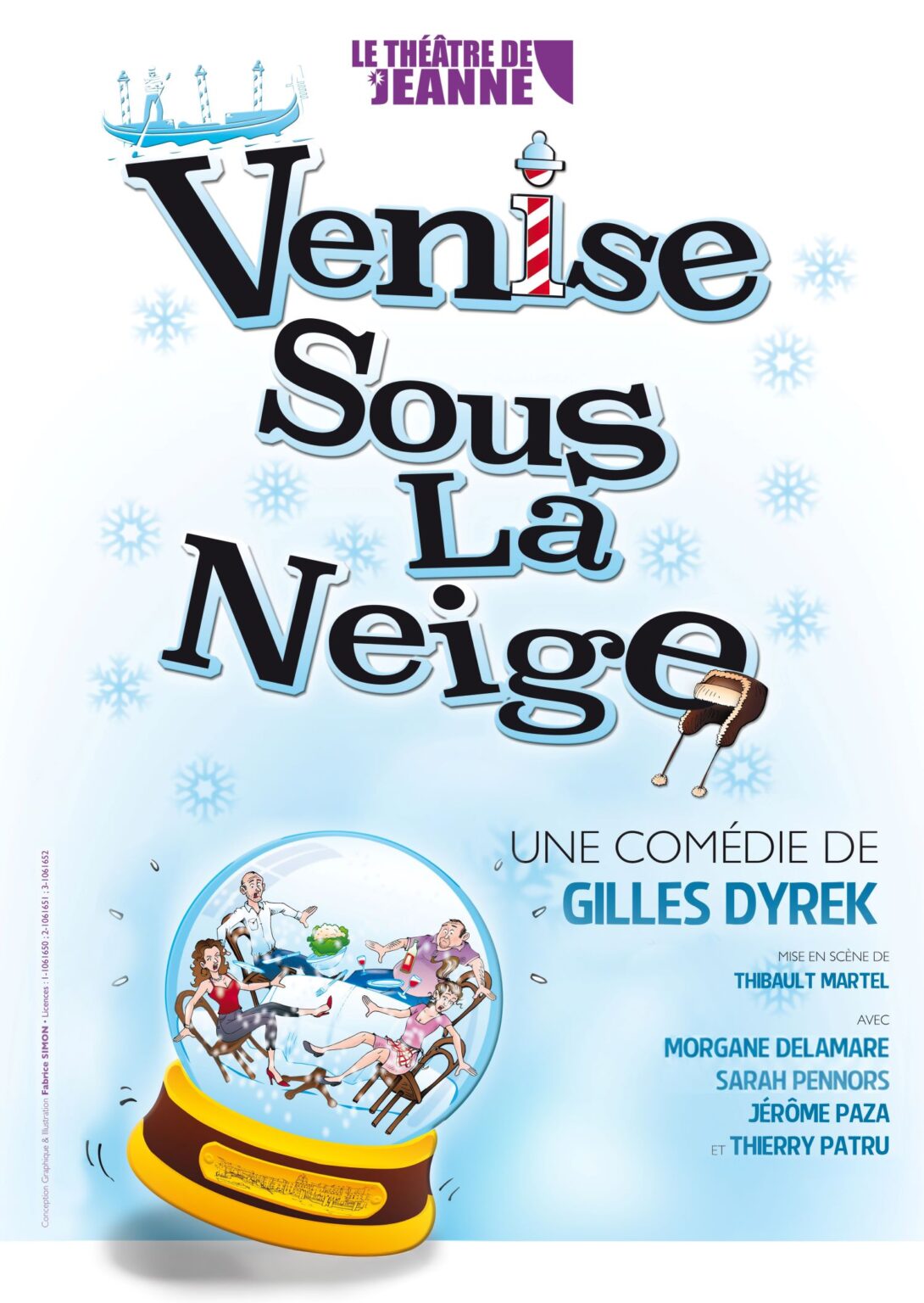 VENISE SOUS LA NEIGE - Le théatre de Jeanne